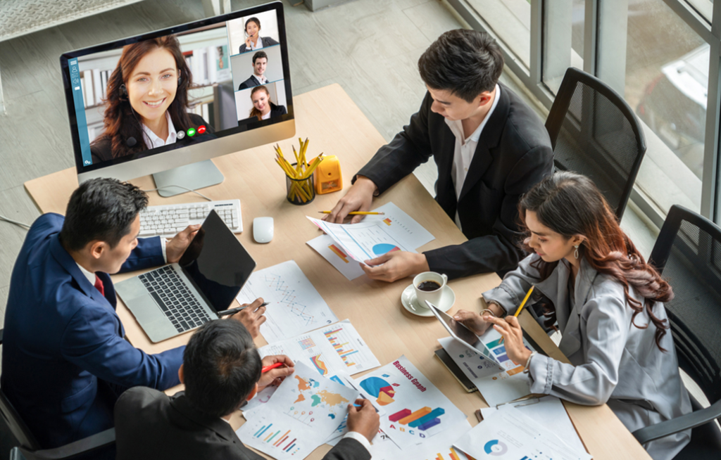 How to Make Virtual Meetings More Interactive - Multi Image Group